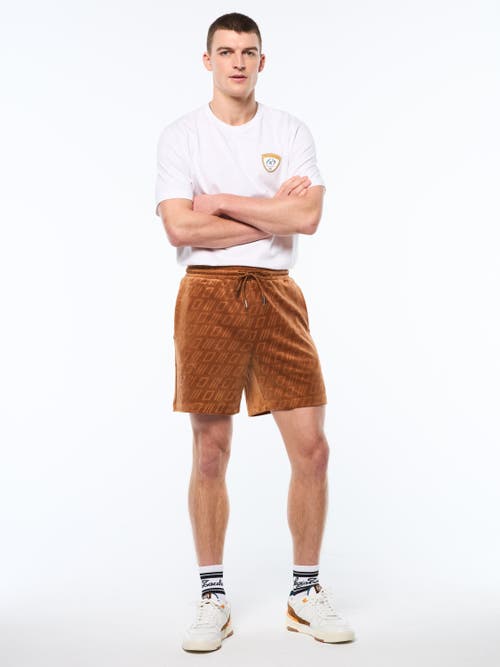 SERGIO TACCHINI Sergio Tacchini Bandiera Debossed Velour Short